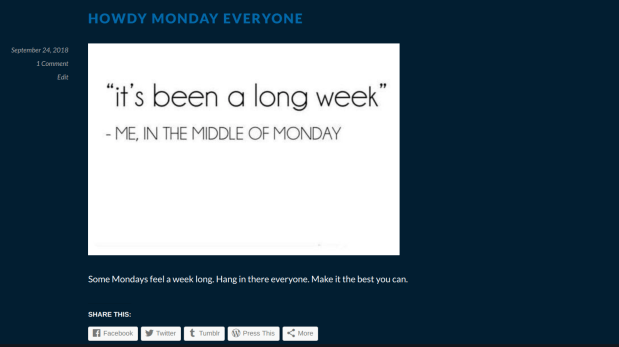 Short Blog Post Ideas | The Tony Burgess Blog
