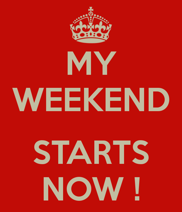 Weekend Is Here! | The Tony Burgess Blog